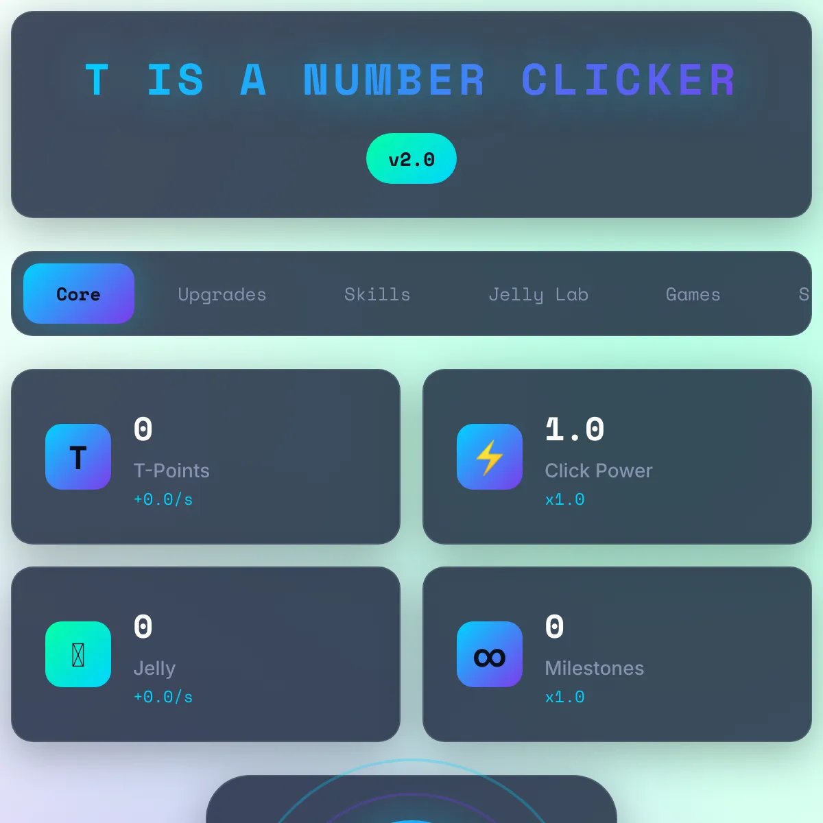 T is a number clicker