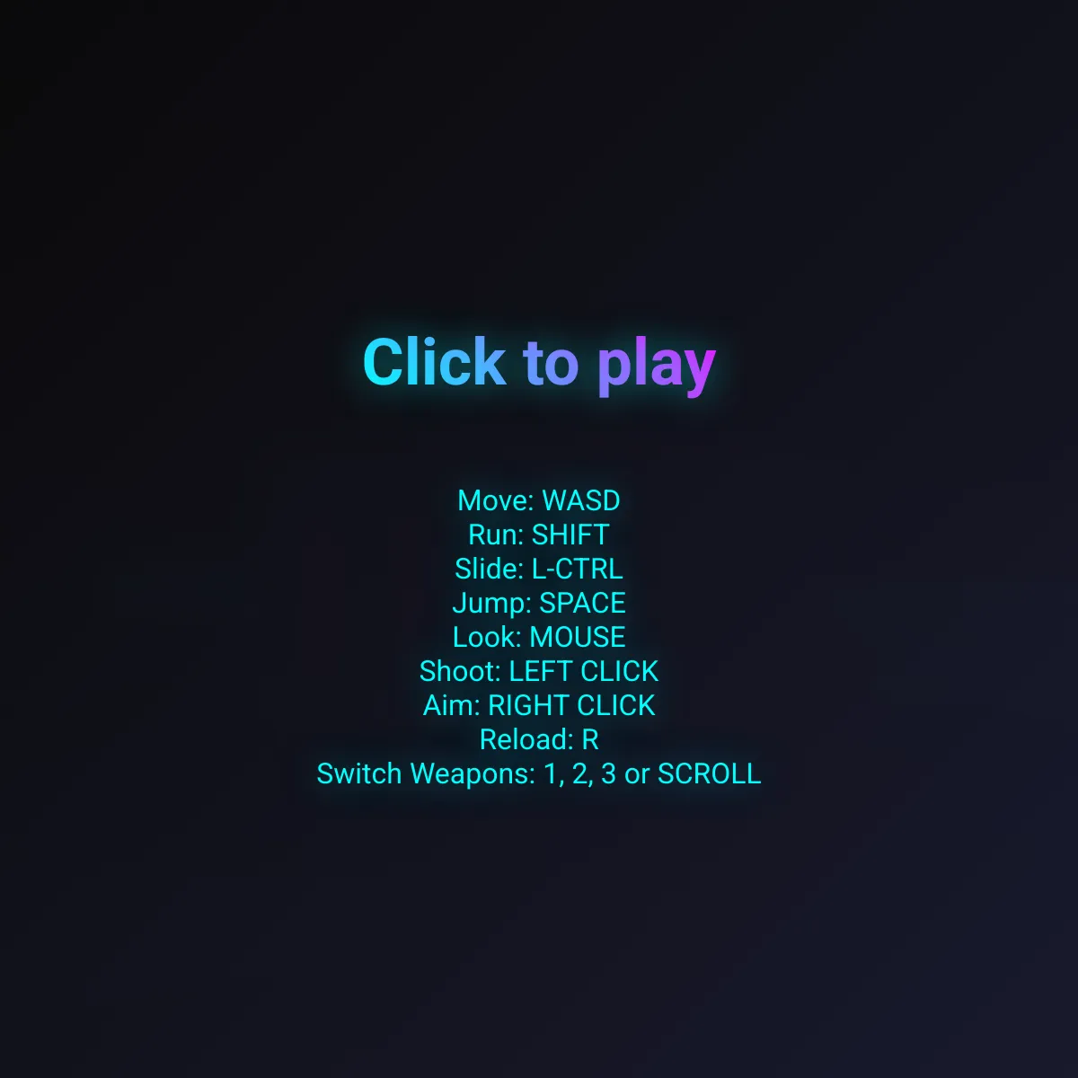 3D First Person Game