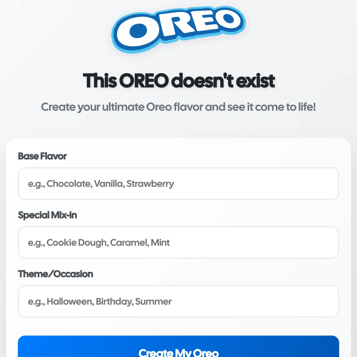 This OREO doesn't exist
