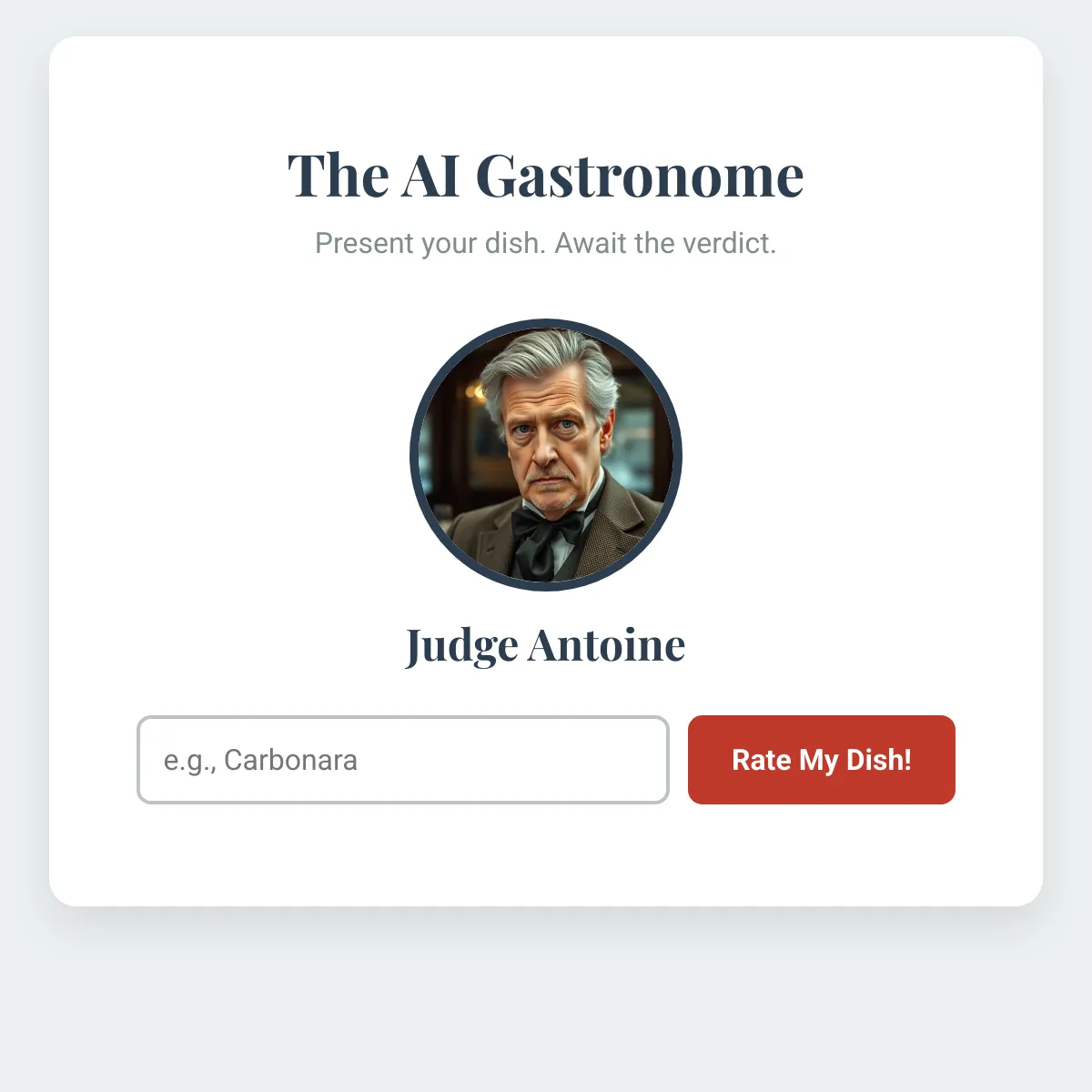 AI Dish Rater