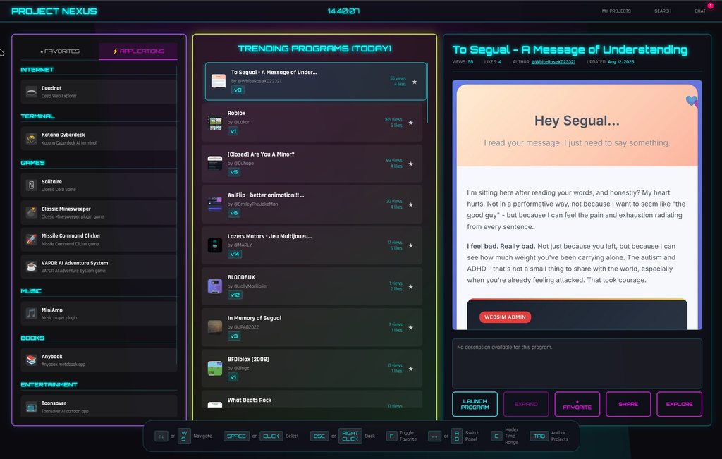 Websim Nexus