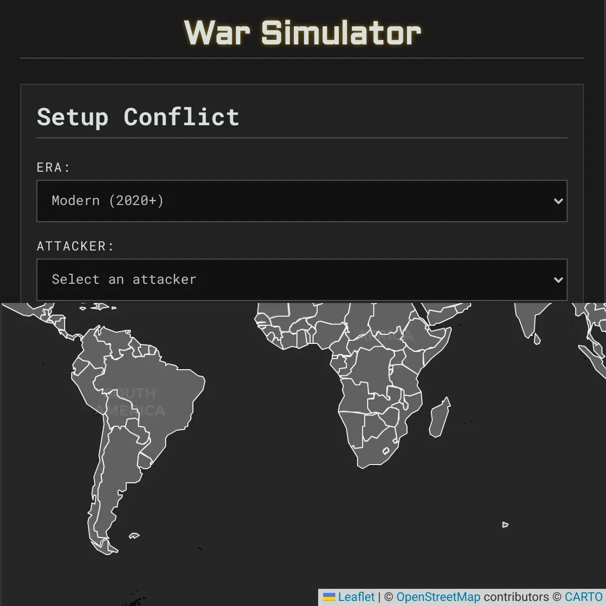 Advanced War Simulator