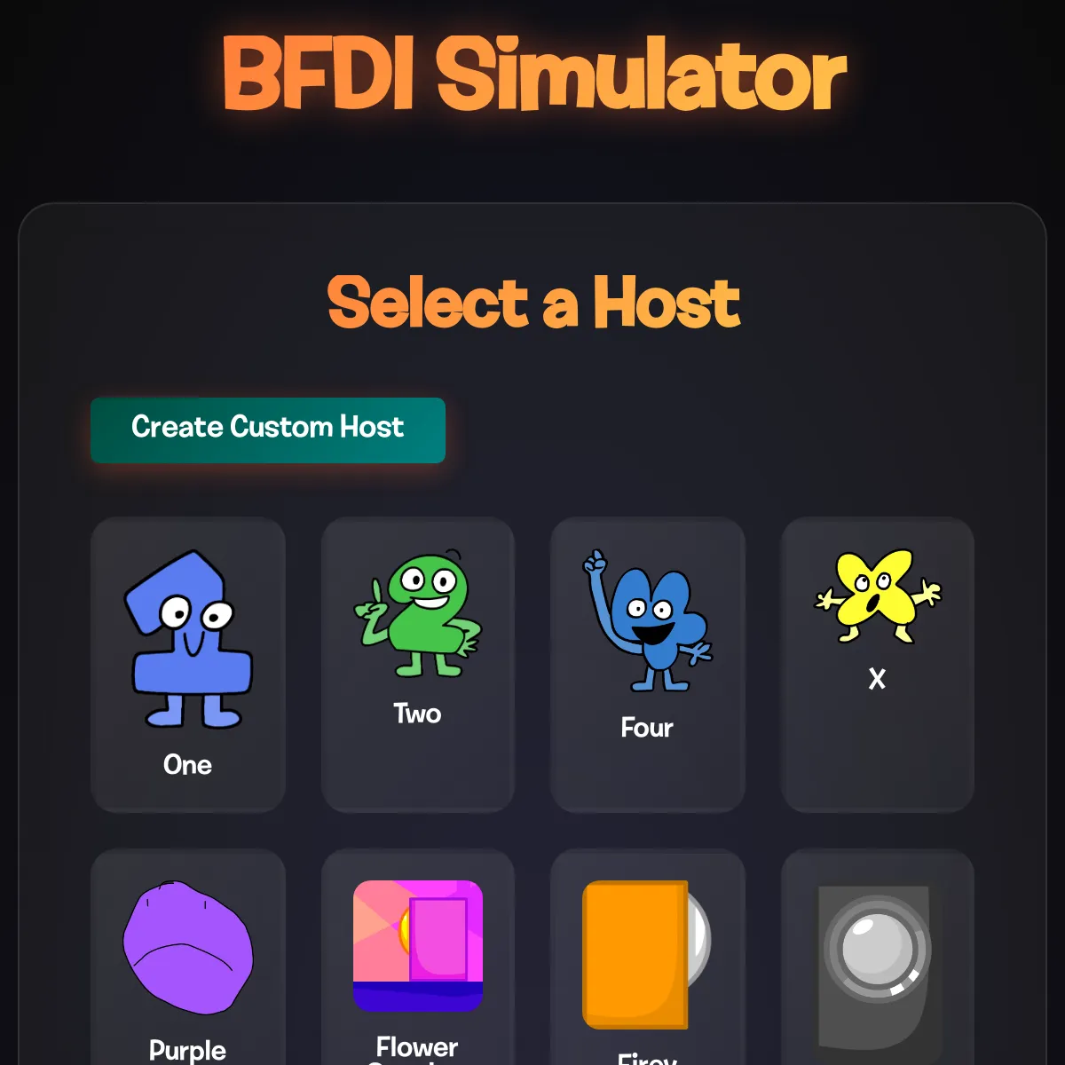 BFDI Simulator (My Version)