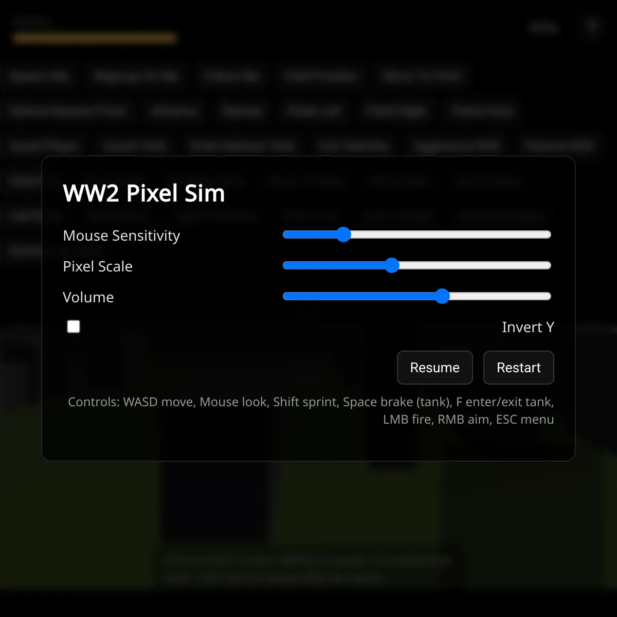 WW2 Pixel Sim