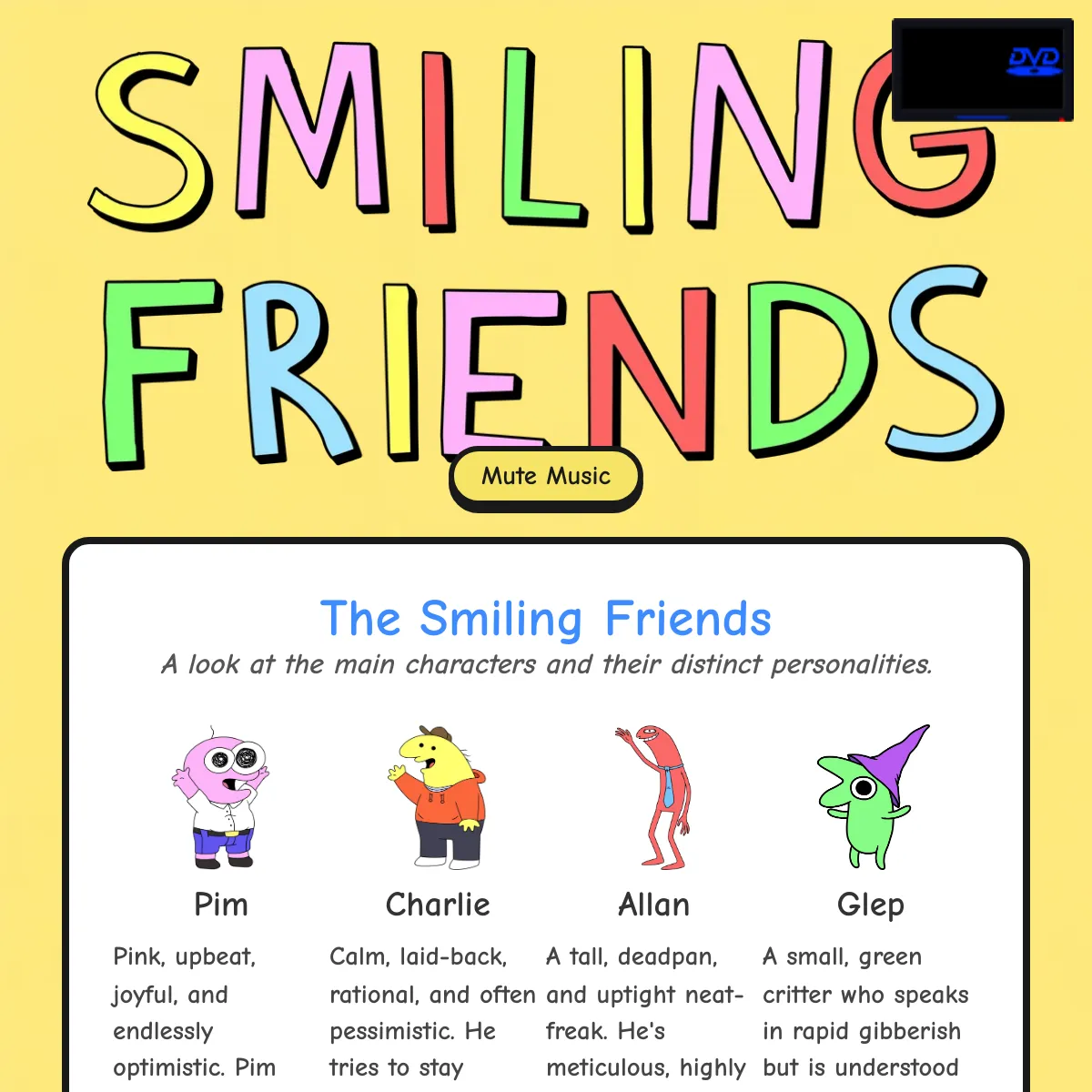 Smiling Friends Episode Generator
