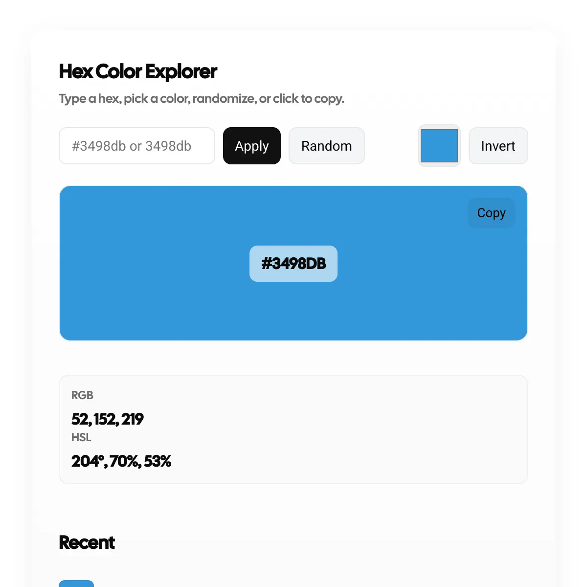 Hex Color Explorer
