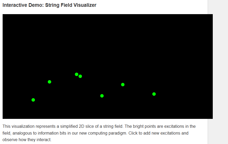 String Field Theory: A New Paradigm for Information Processing