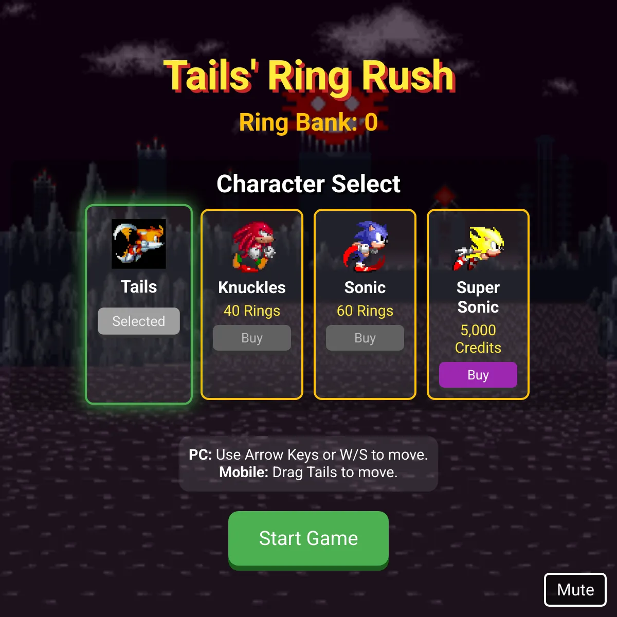 Tails' Ring Rush