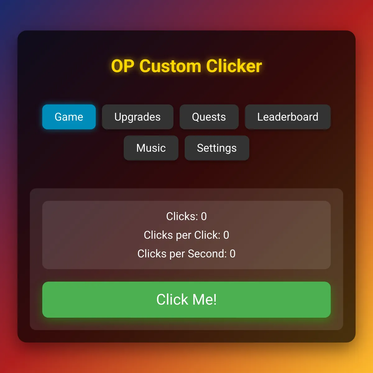 OP Custom Clicker