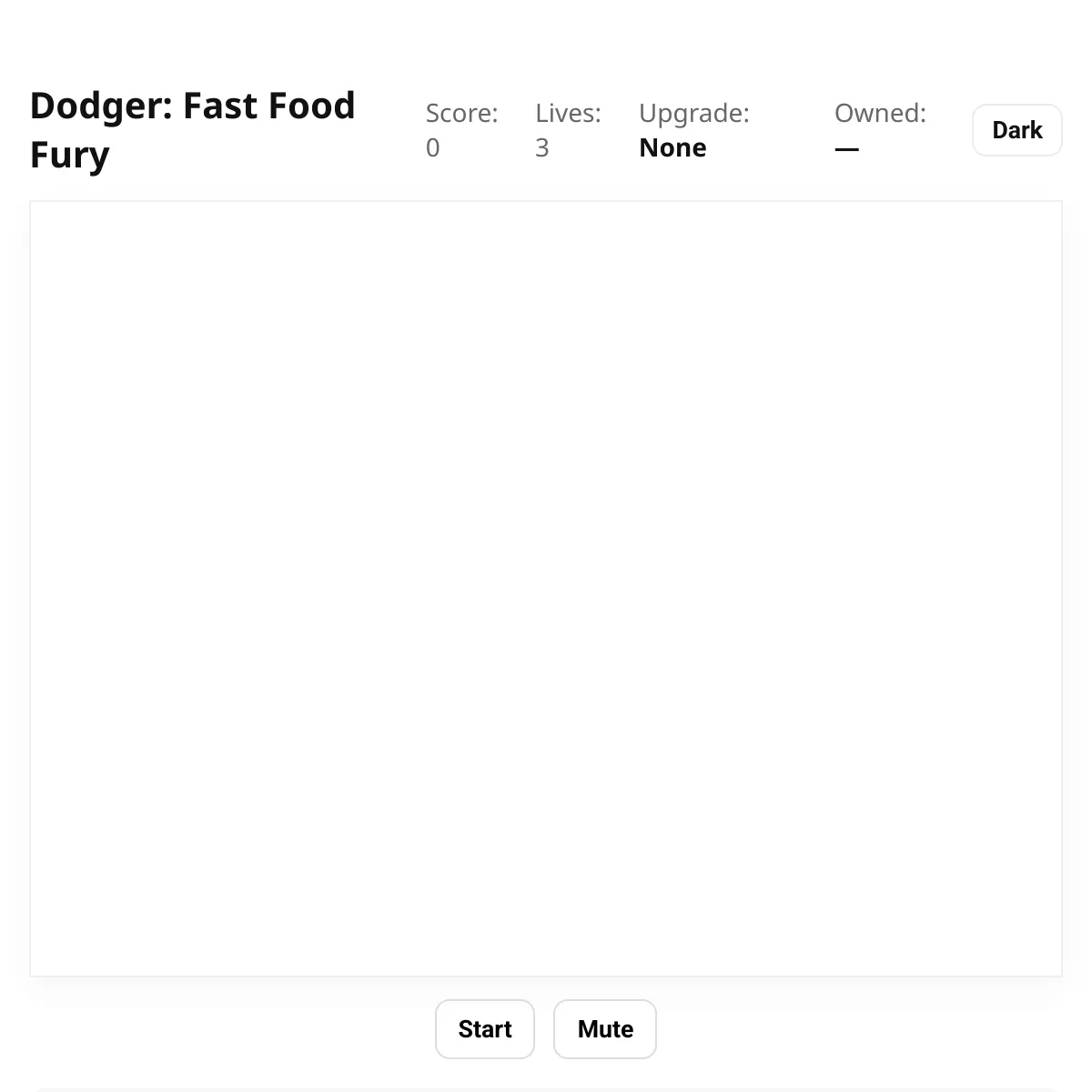 Dodger: Fast Food Fury
