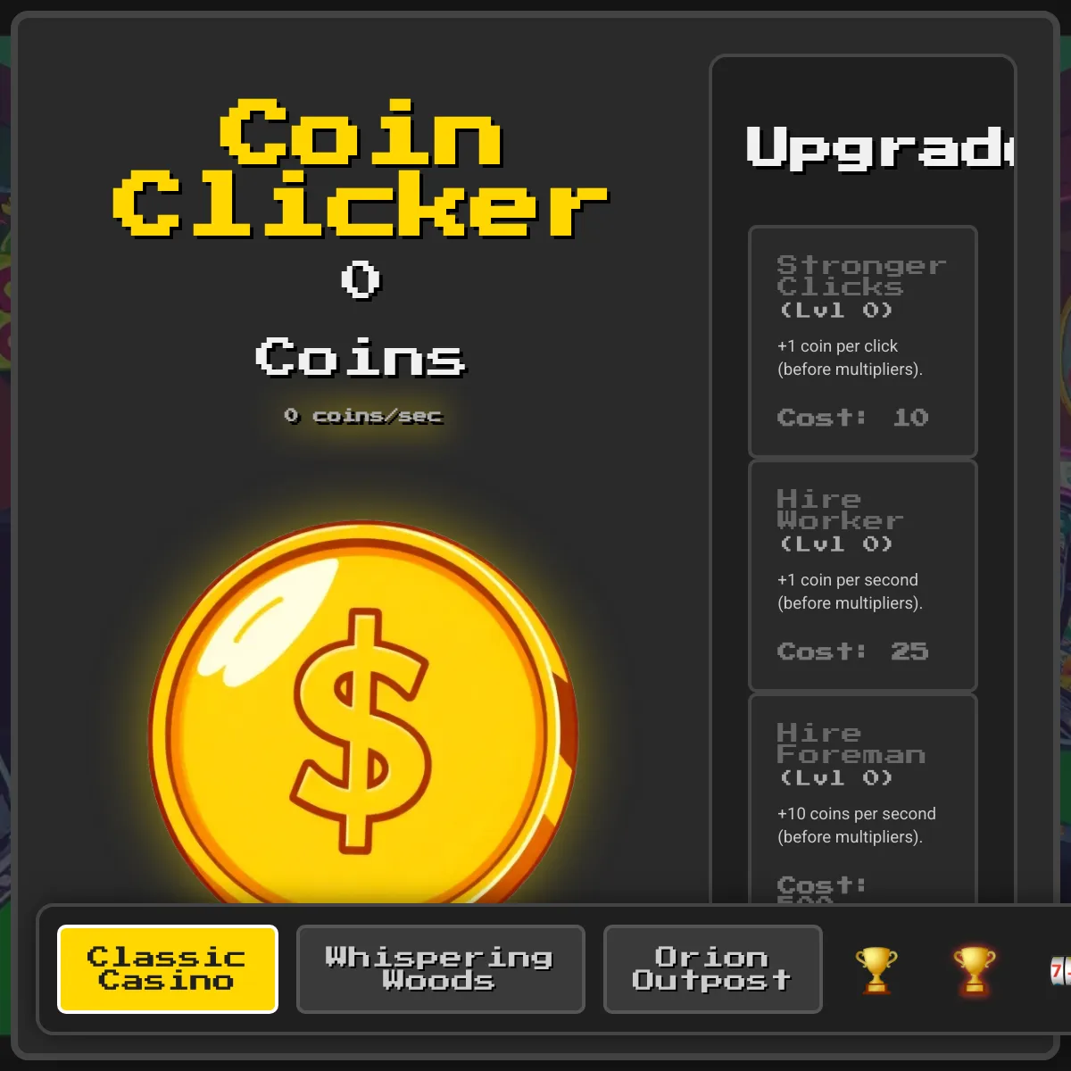 Coin Clicker:The Rebirth