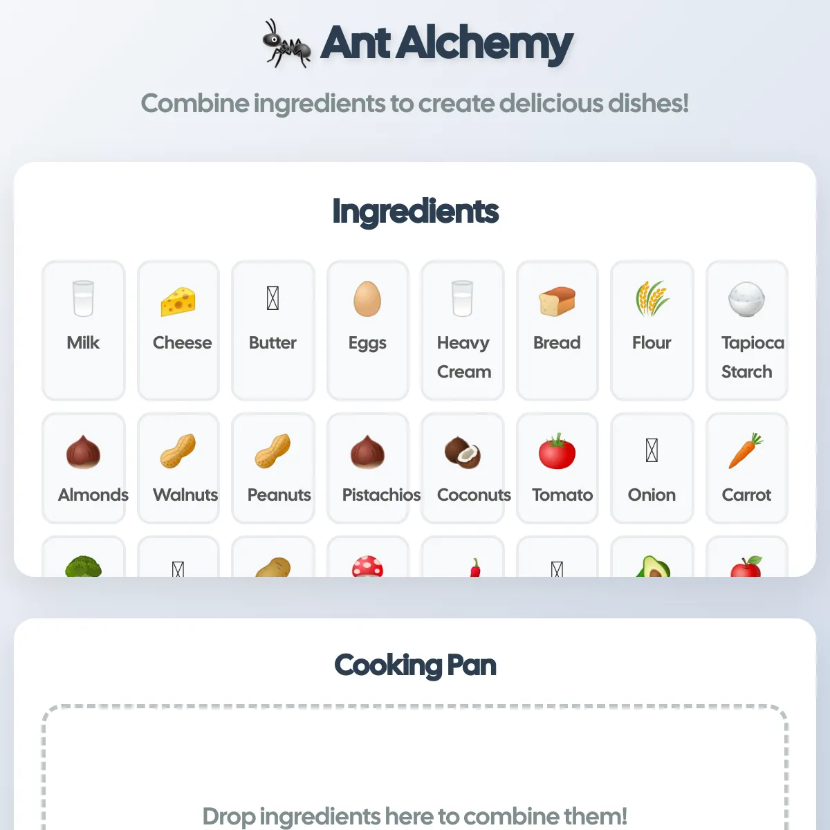 Ant Alchemy - Cooking Game