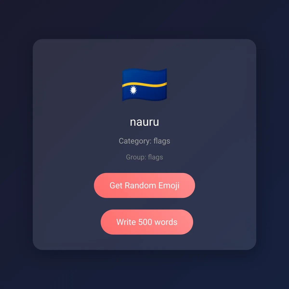 Random Emoji Generator