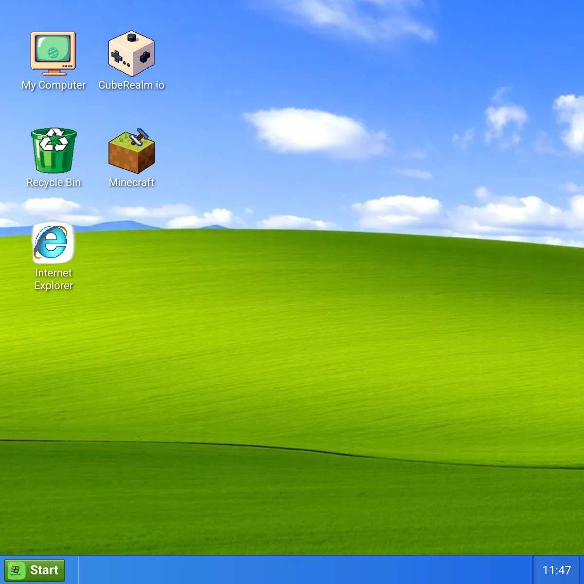 Windows XP Mockup