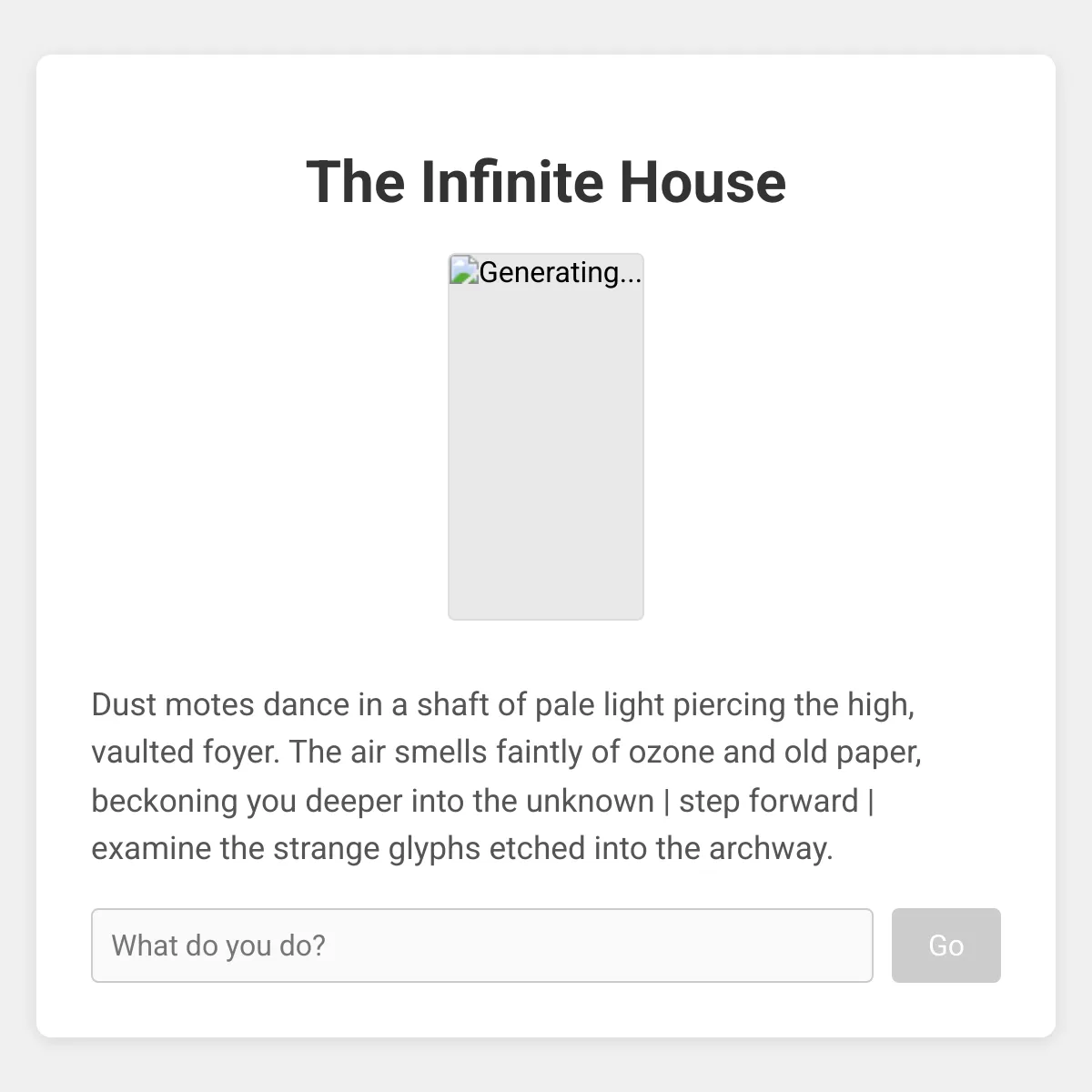 The Infinite House