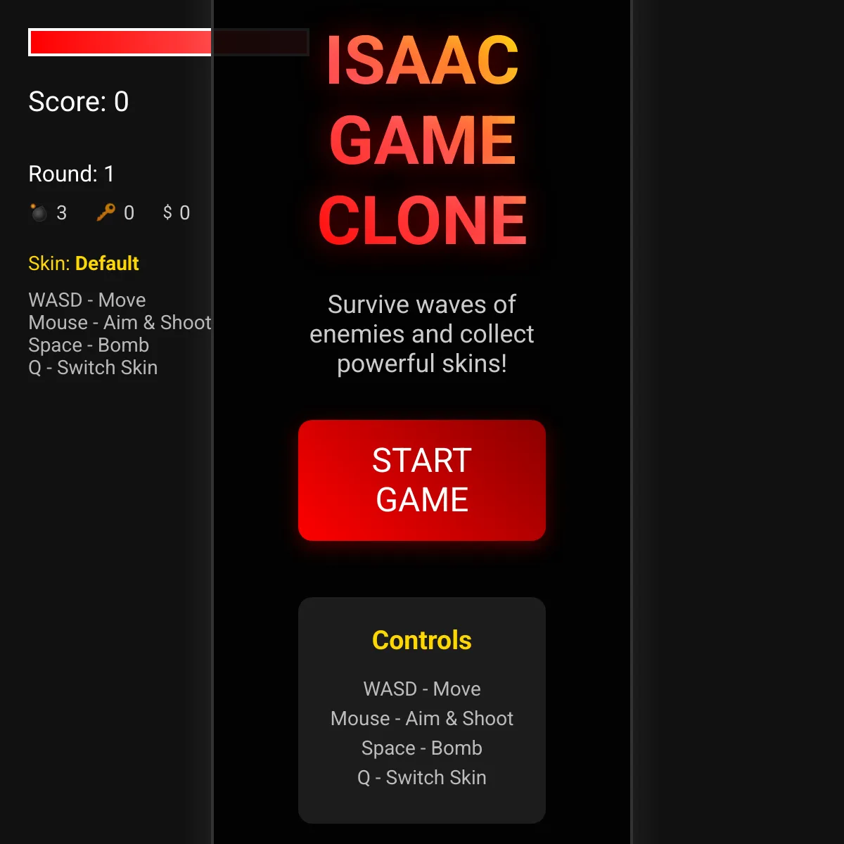 Isaac Game Clone