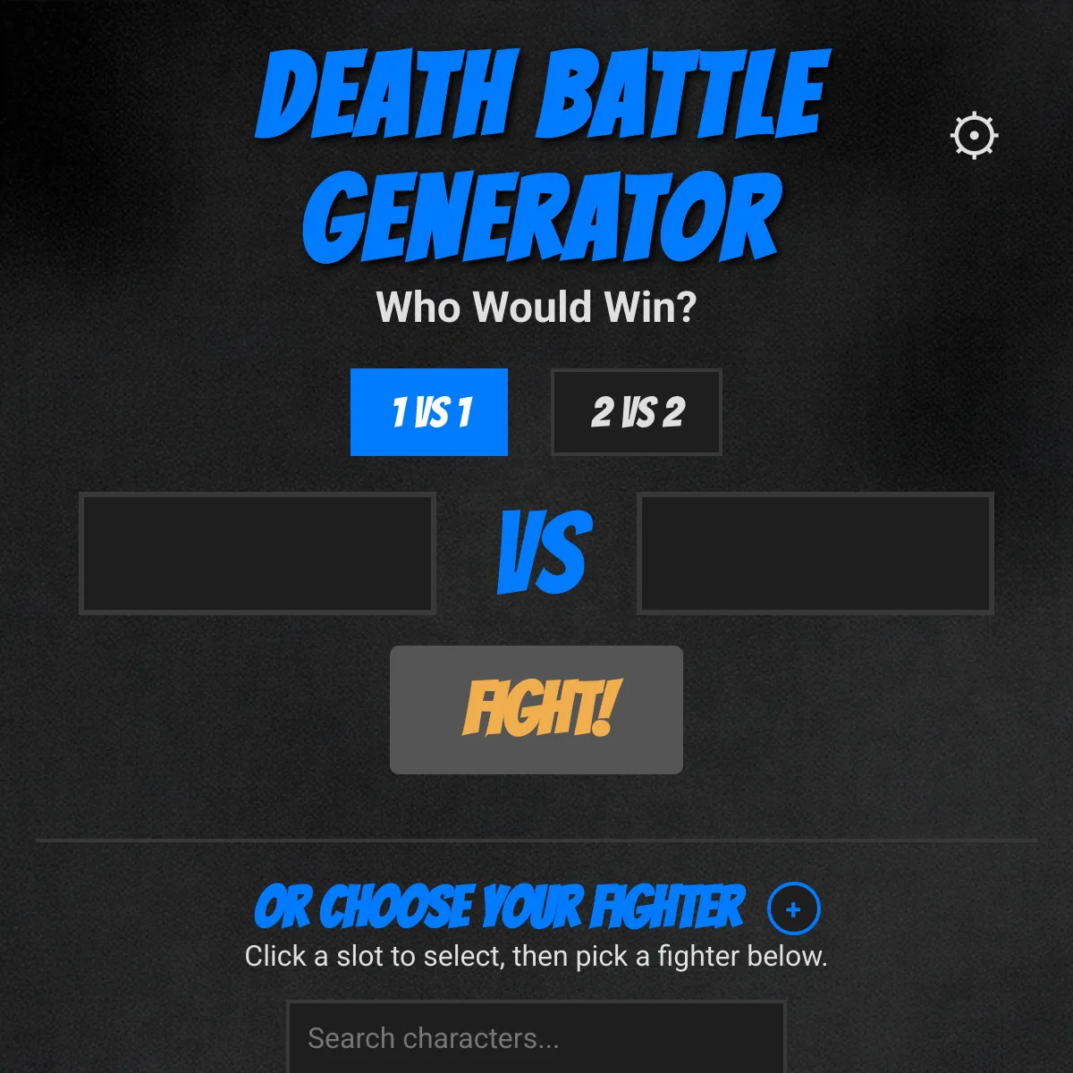 Death Battle Generator (with smart ai this time)