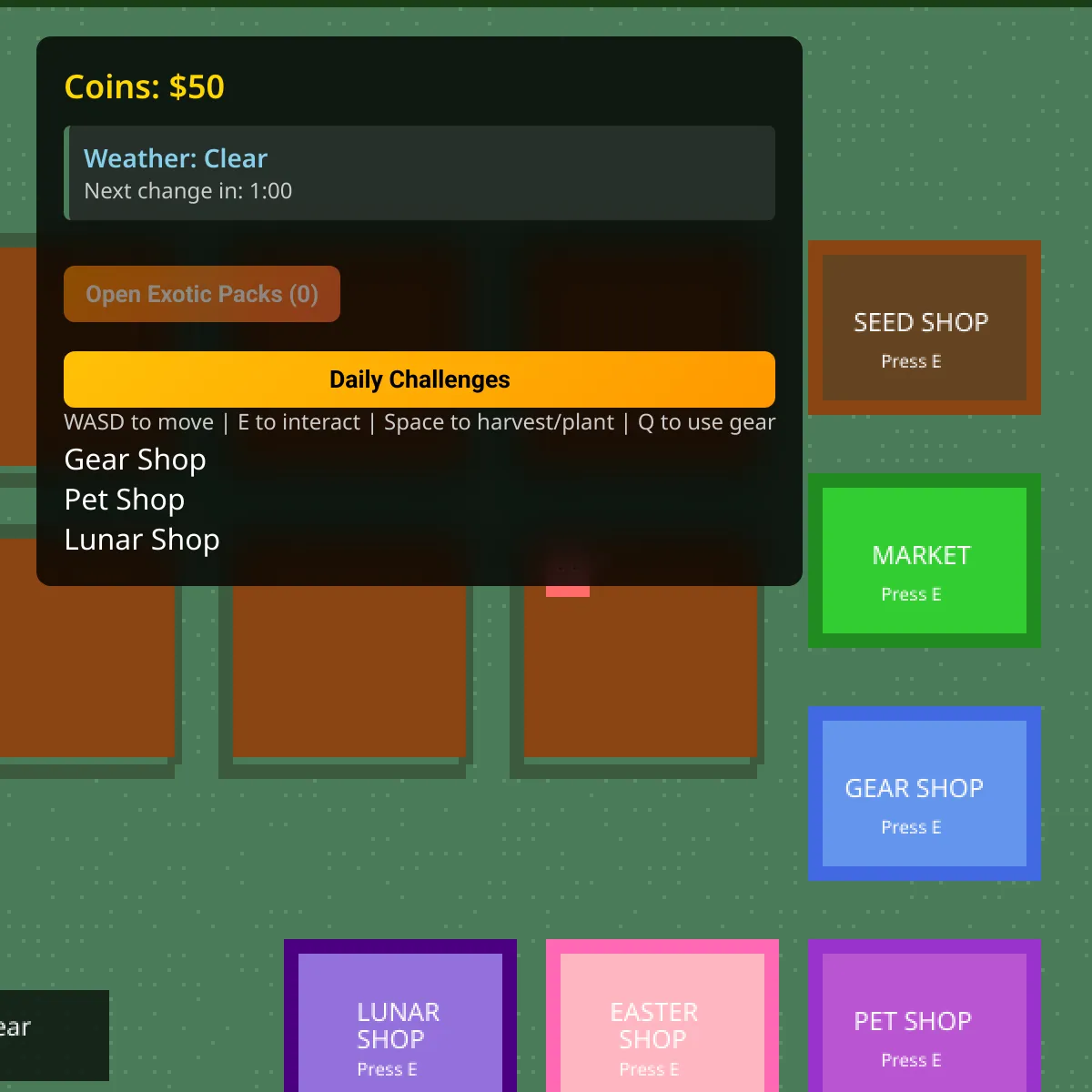 Garden Pixel Platformer
