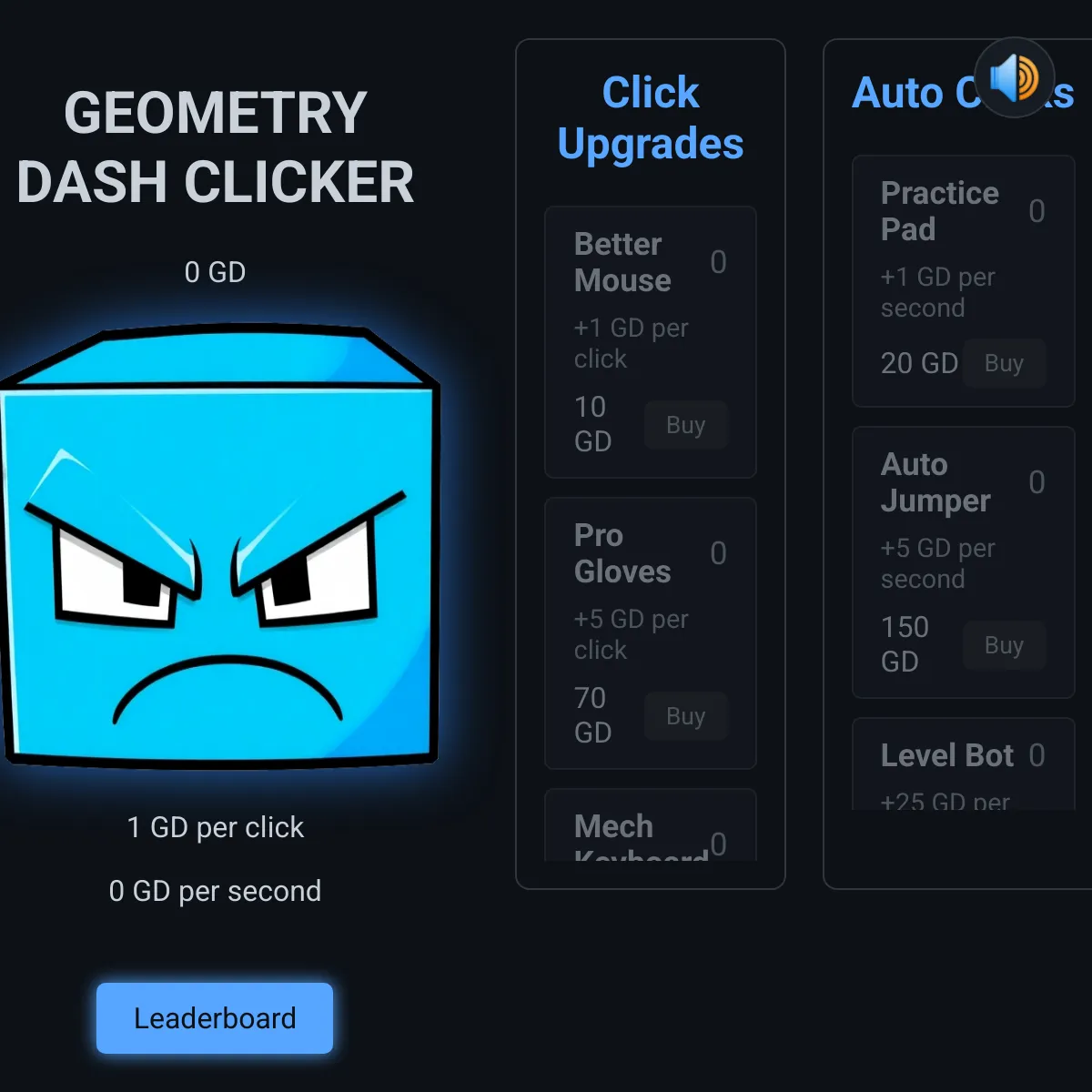 Geometry Dash Clicker