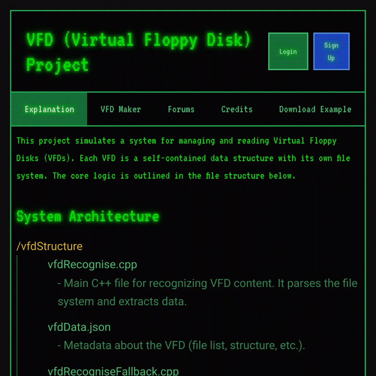 Virtual Floppy Disk Explanation