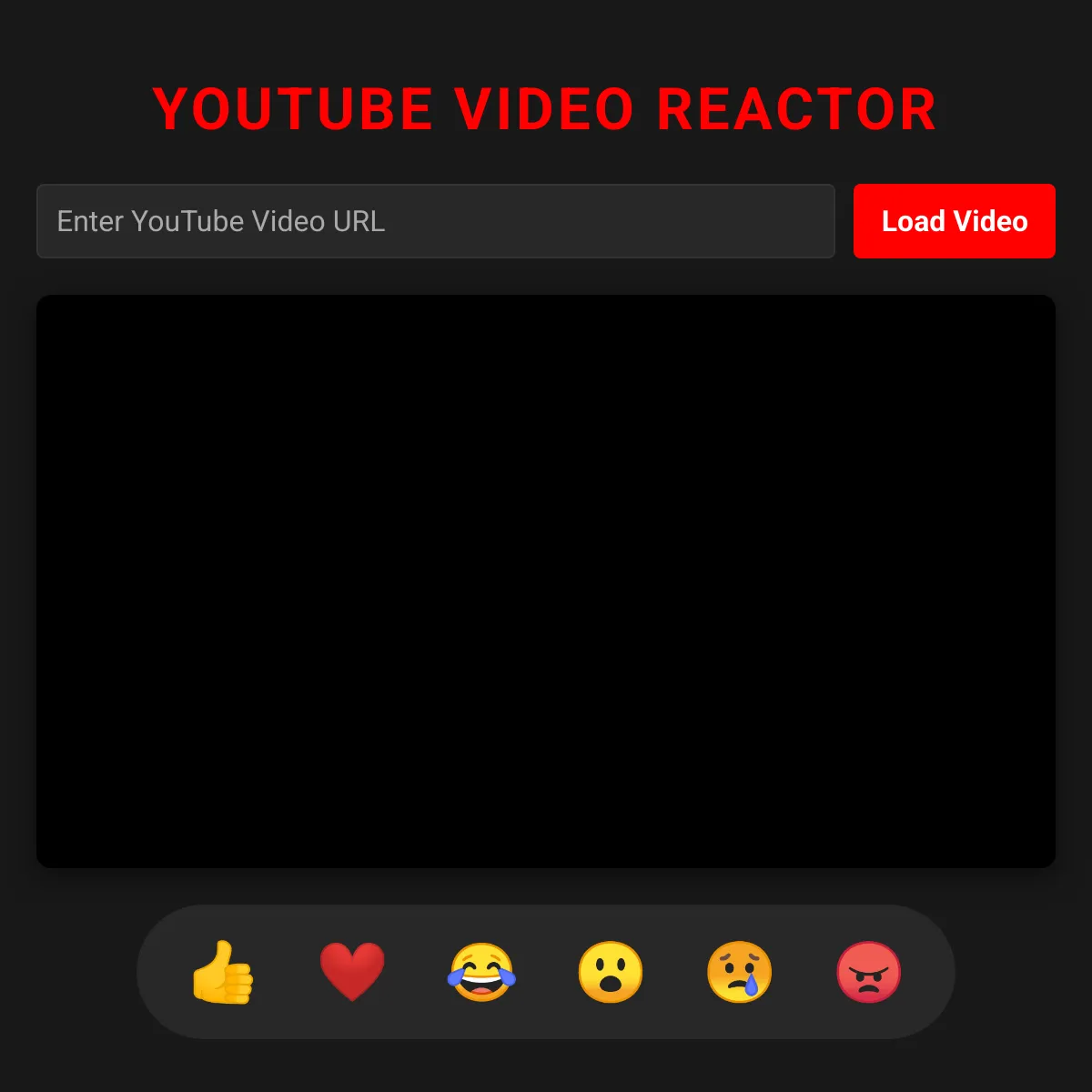 YouTube Video Reactor