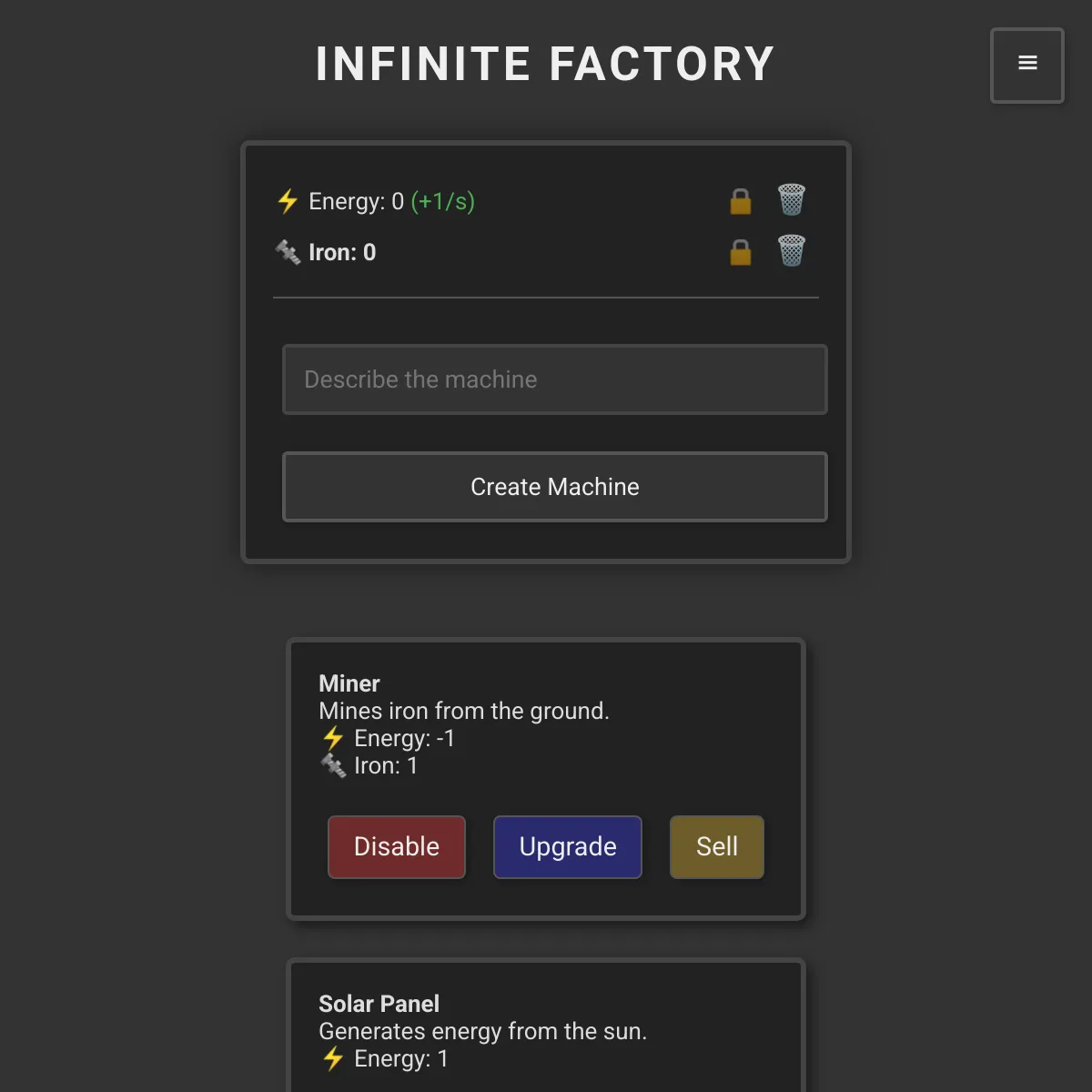 Infinite Factory