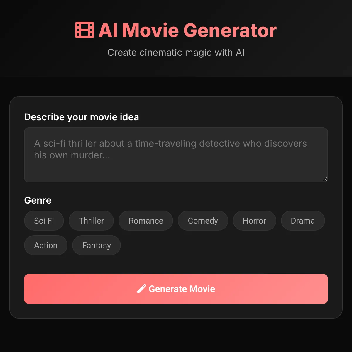 AI Movie Generator