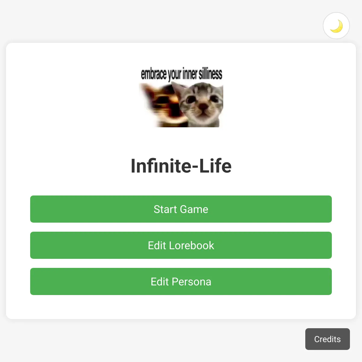 Infinite Life Pre-Pre-Alpha