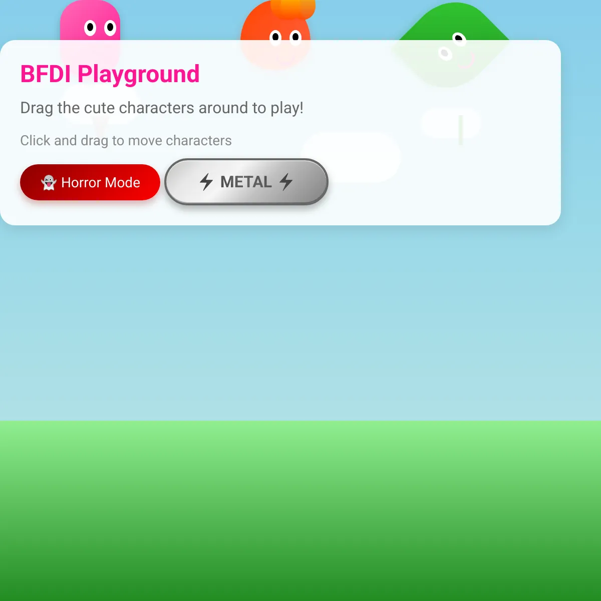 BFDI Playground - Cute Edition