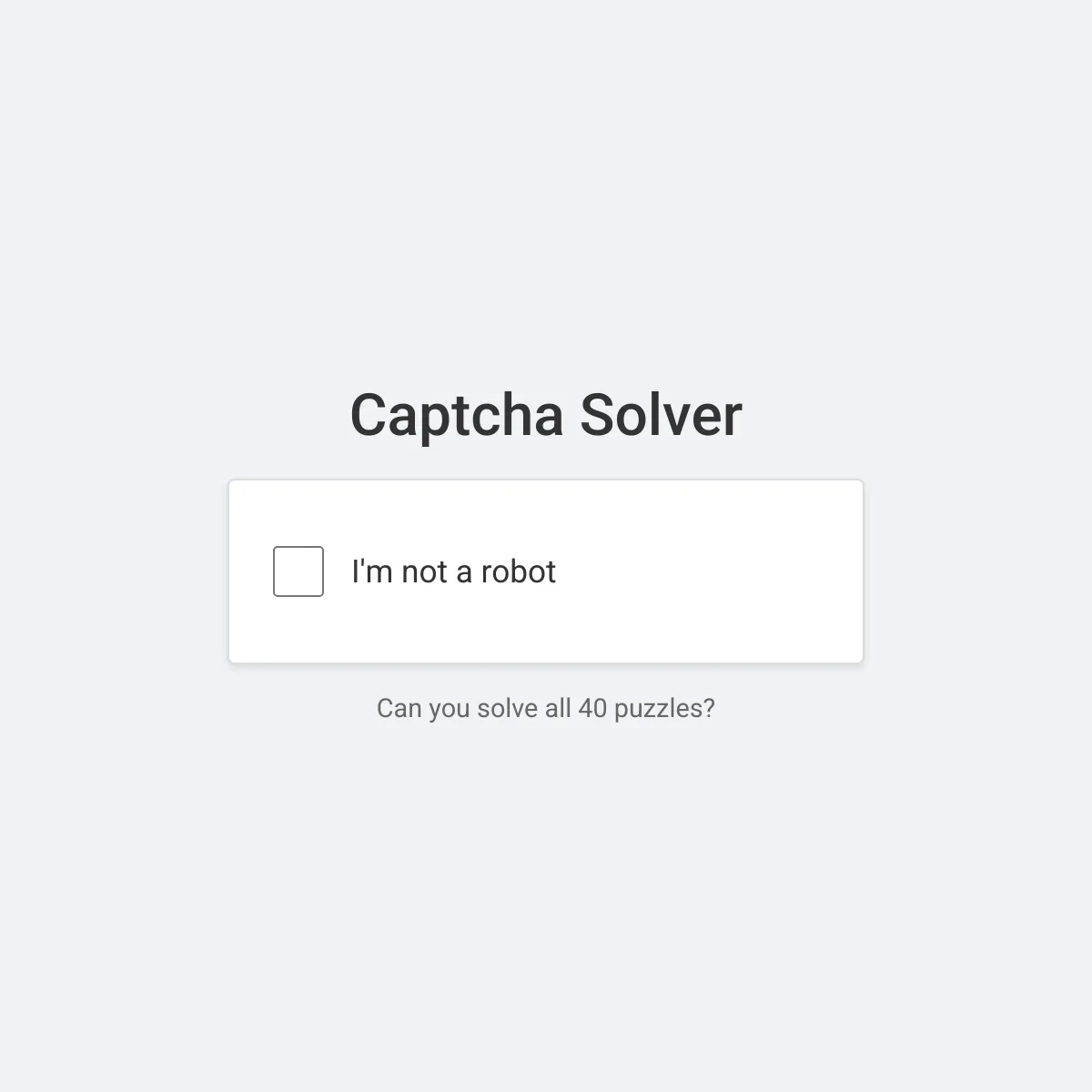 Captcha Solver!