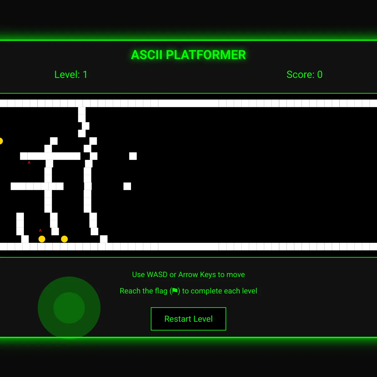 an ascii maze.