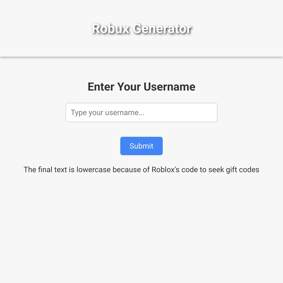 Robux Generator