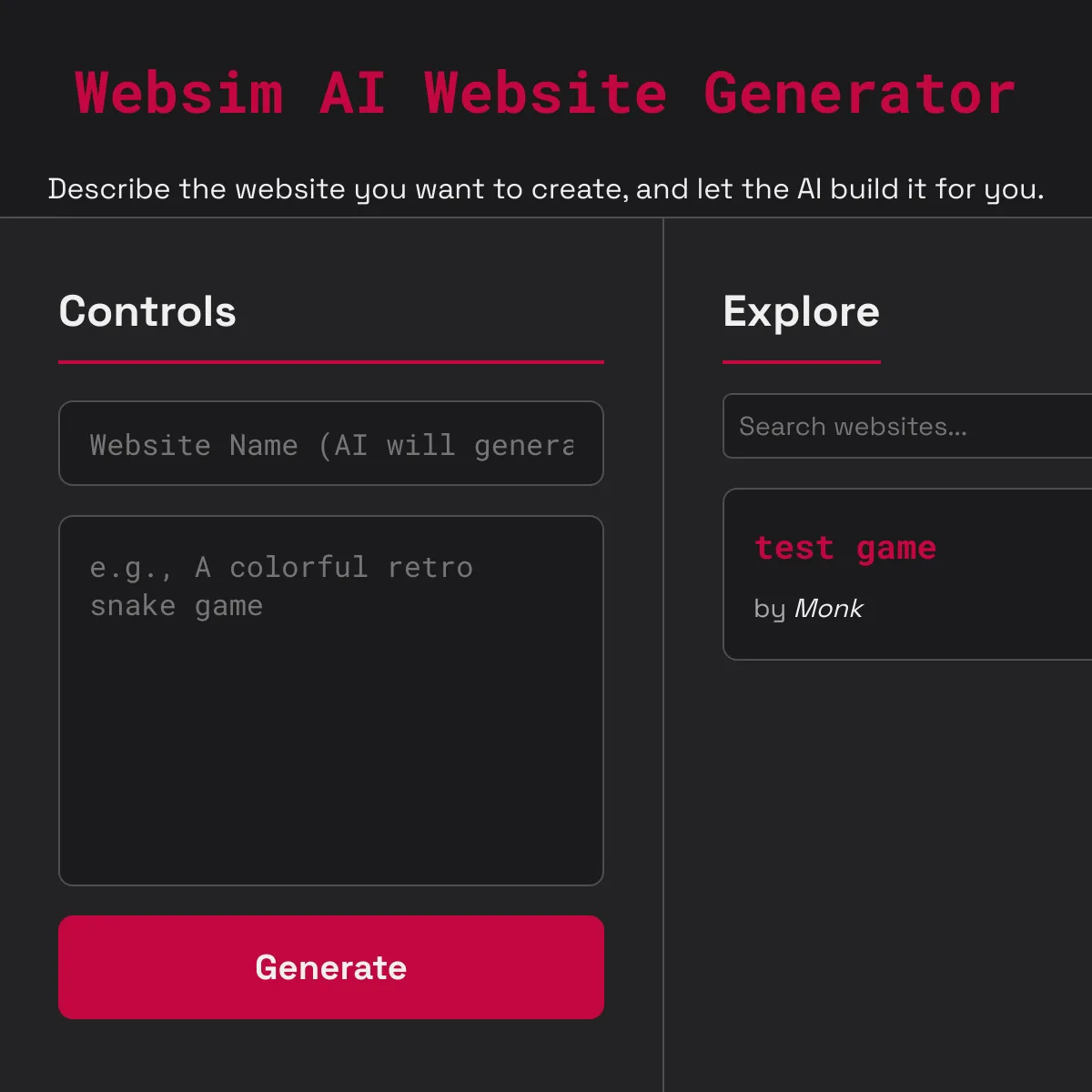 websim inside of websim