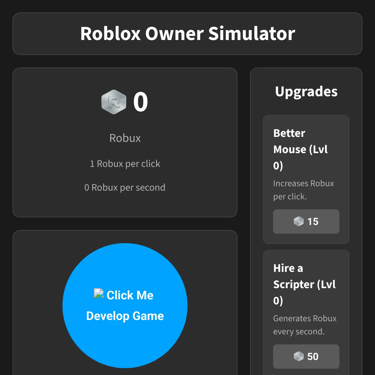 Roblox Owner Simulator