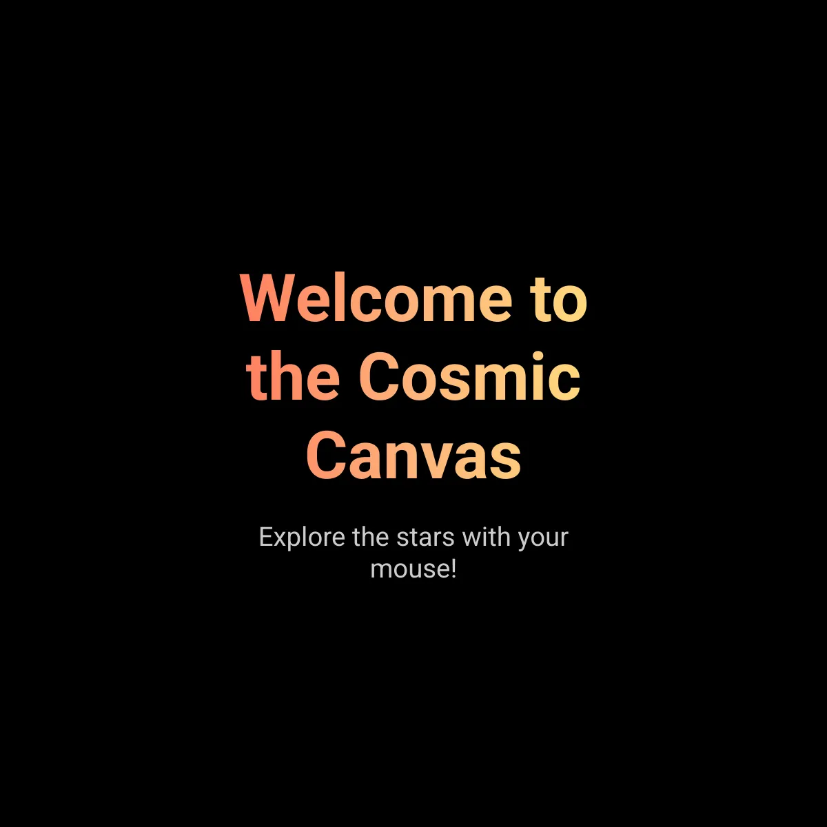 Cosmic Canvas