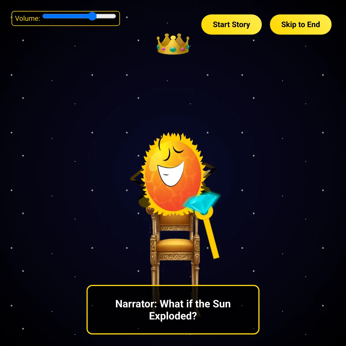 Sun Rules the Solar System - Interactive Story