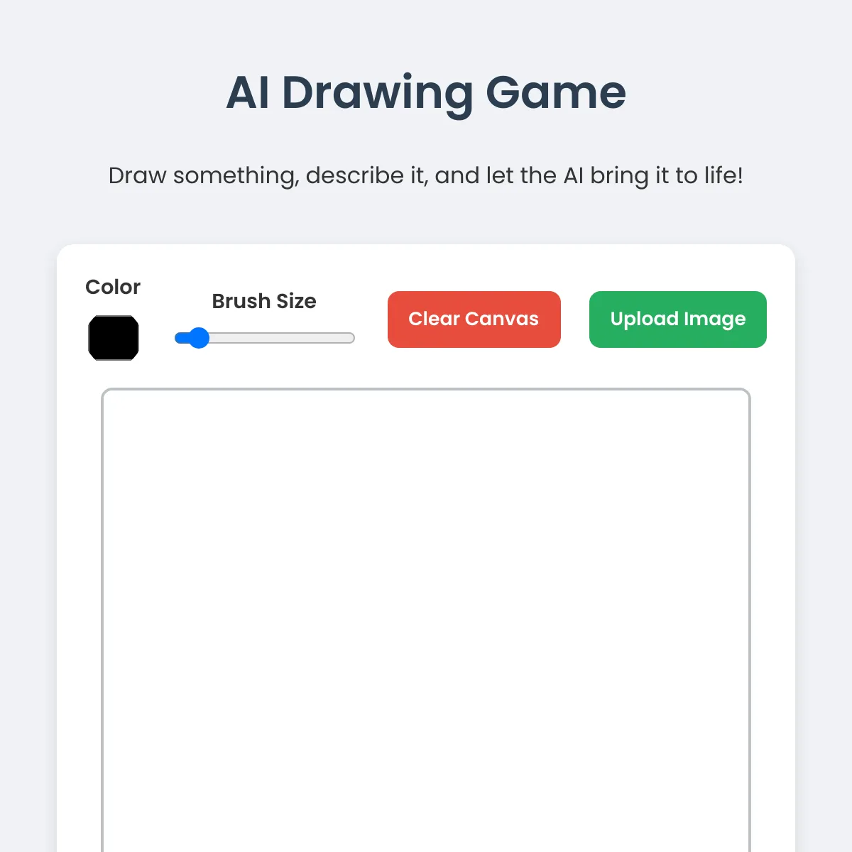 AI Drawing Game