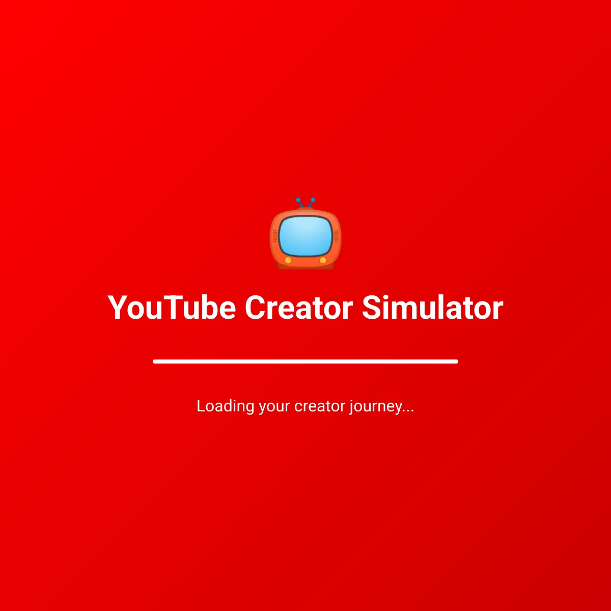 YouTube Creator Simulator