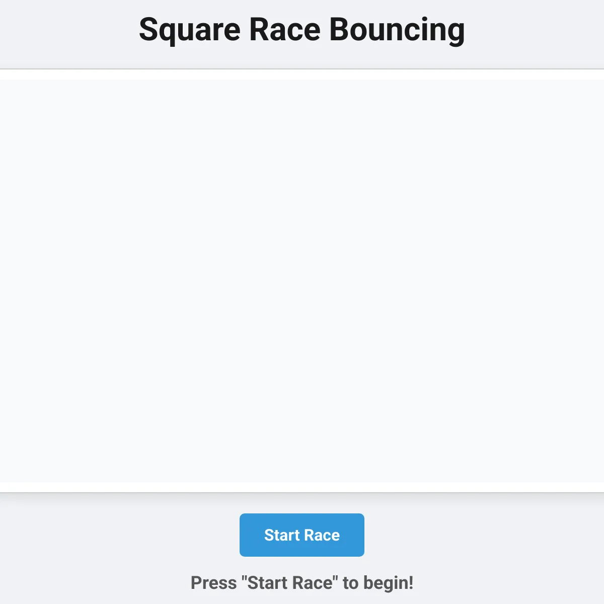 Square Race Bouncing