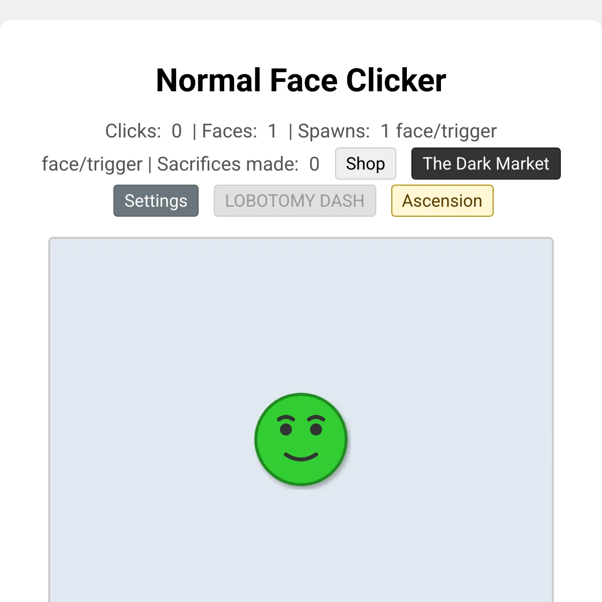 GD Normal Face Clicker