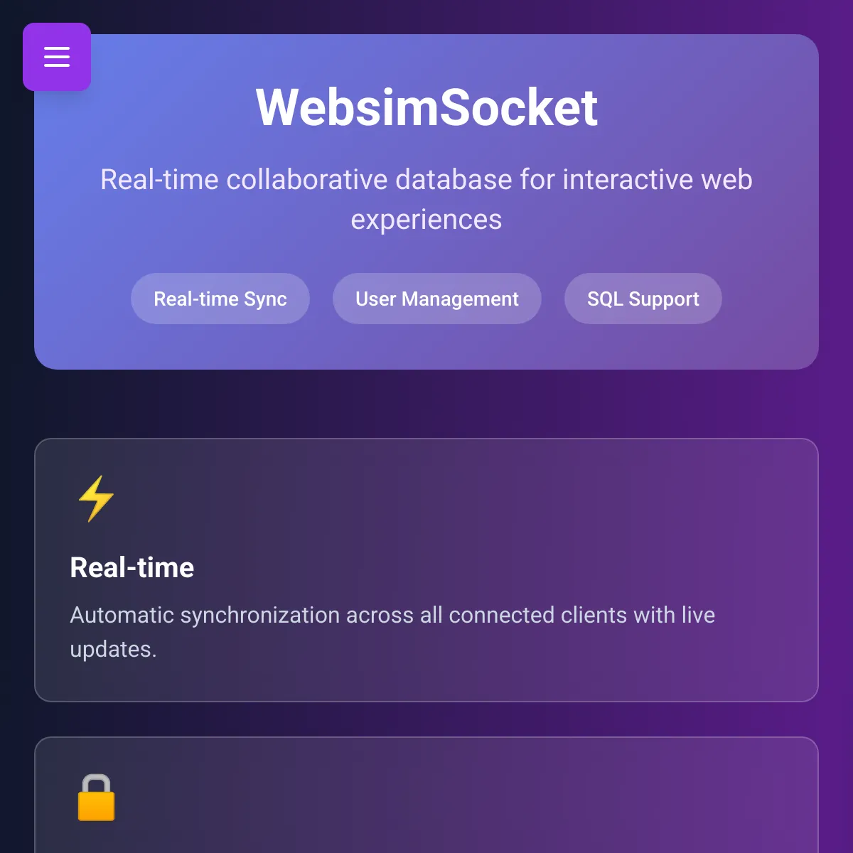 WebsimSocket Database 2.1 Documentation