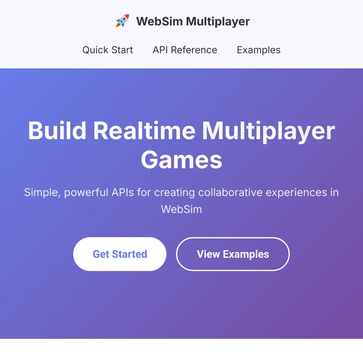 WebSim Realtime Multiplayer Documentation