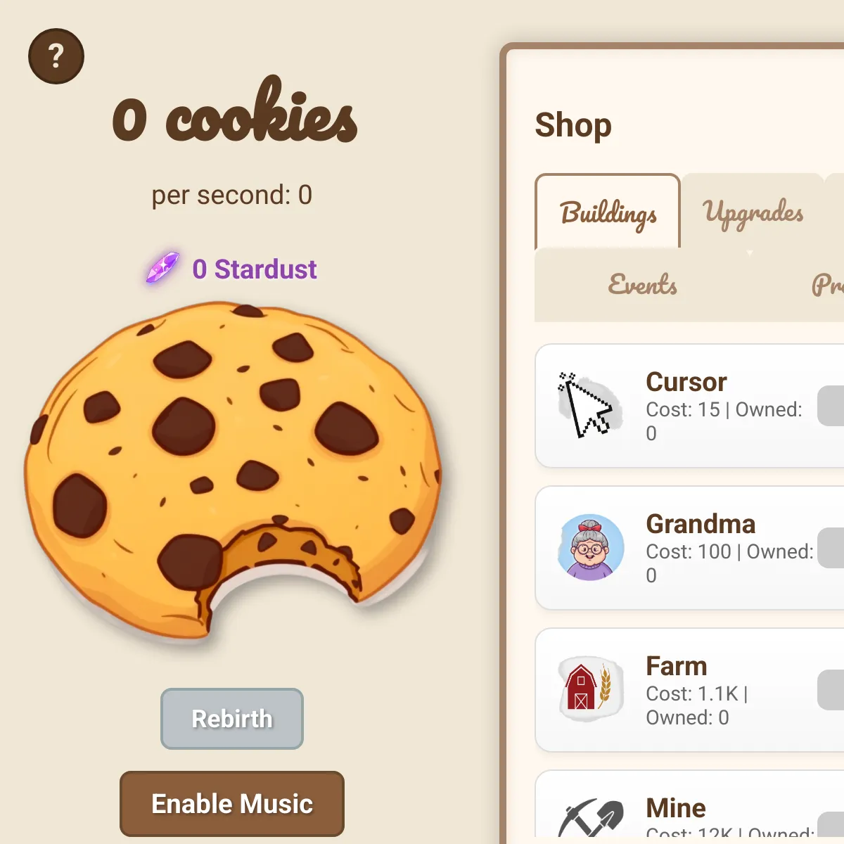 Cookie Clicker - Raxstn Edition