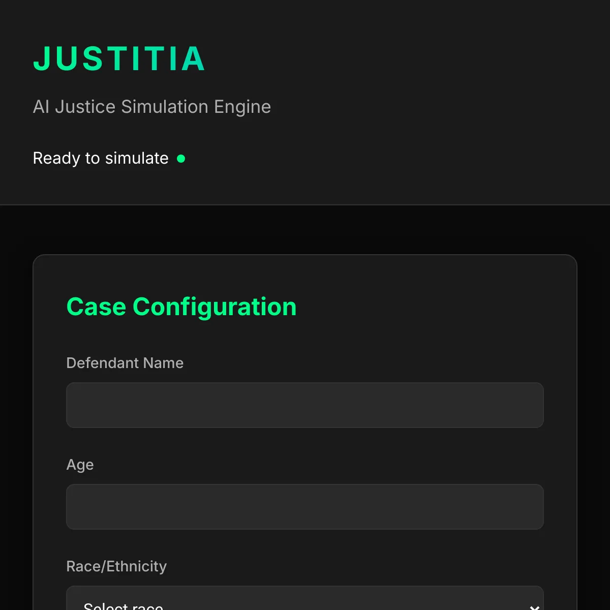 JUSTITIA: AI Justice Simulation Engine