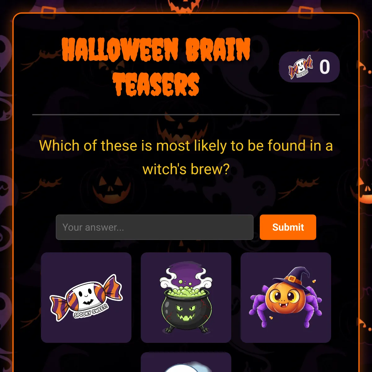 Halloween Brain Teasers
