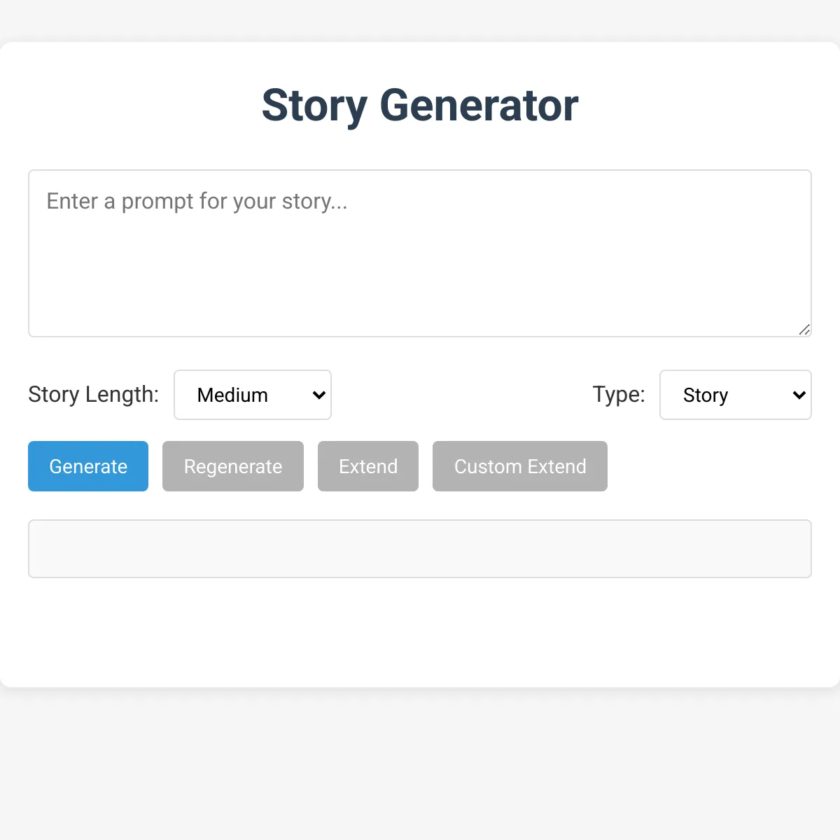 Story Generator