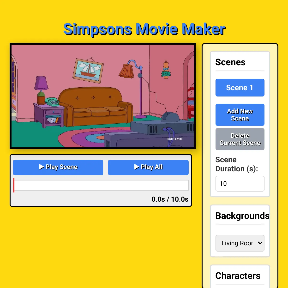 Simpsons Movie Maker