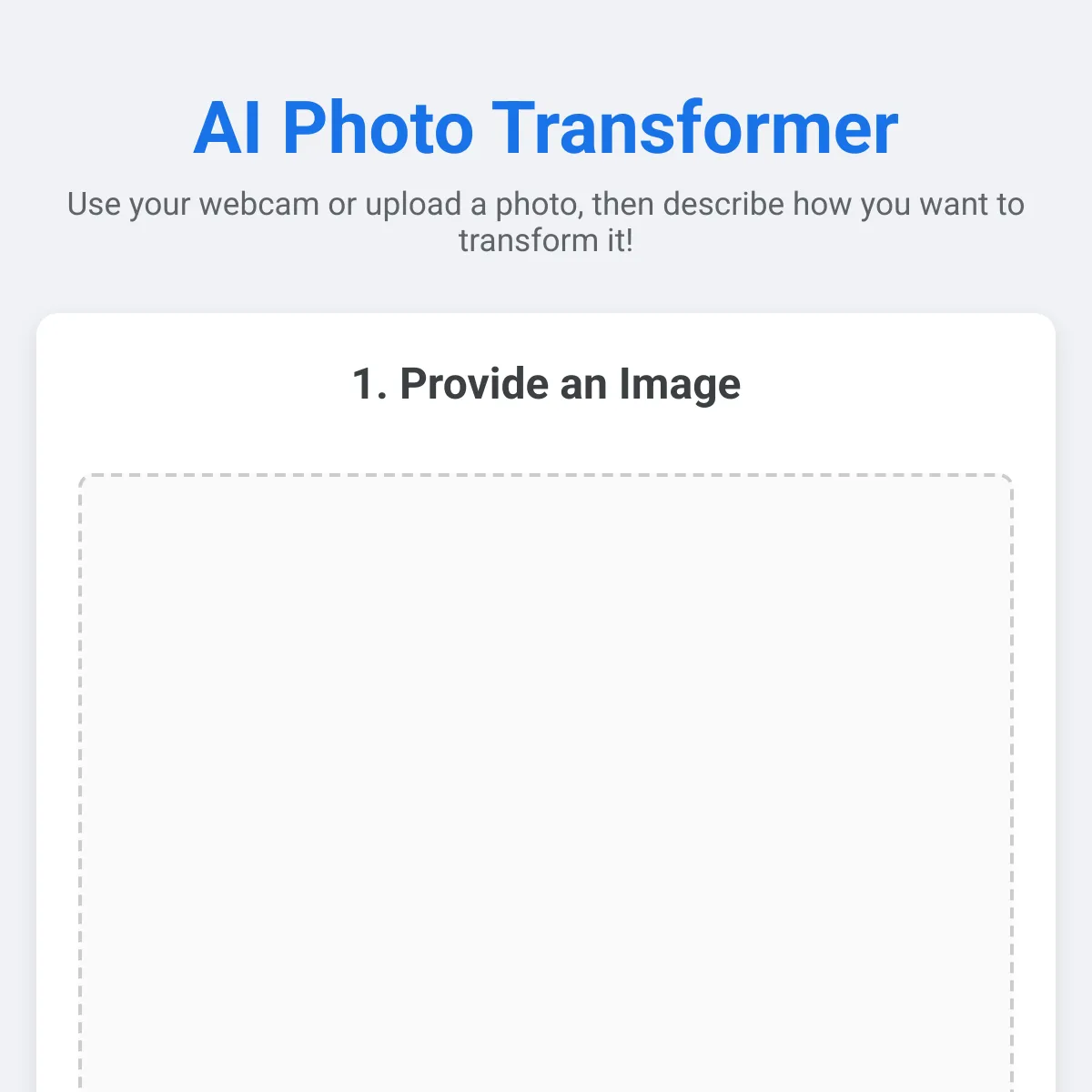 AI Photo Transformer
