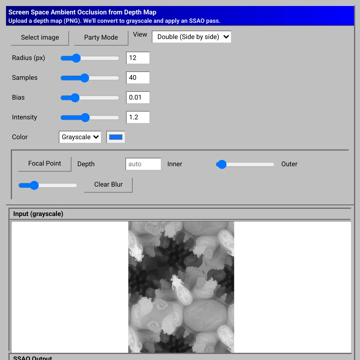 SSAO from Depth Map – Demo