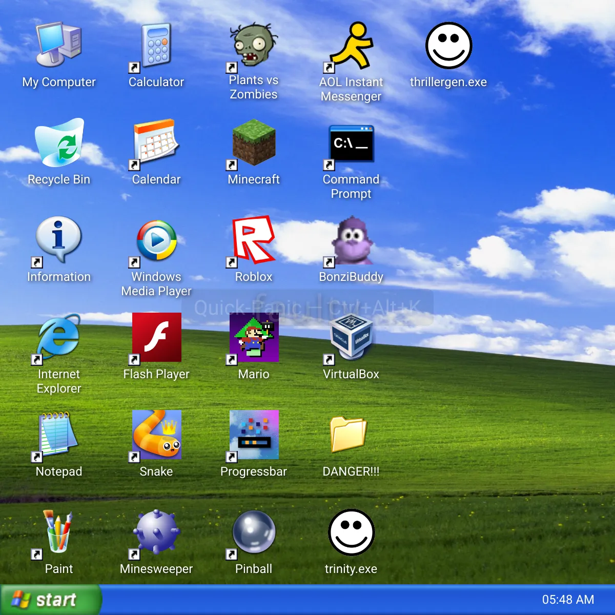 Windows XP Simulator with AI Internet